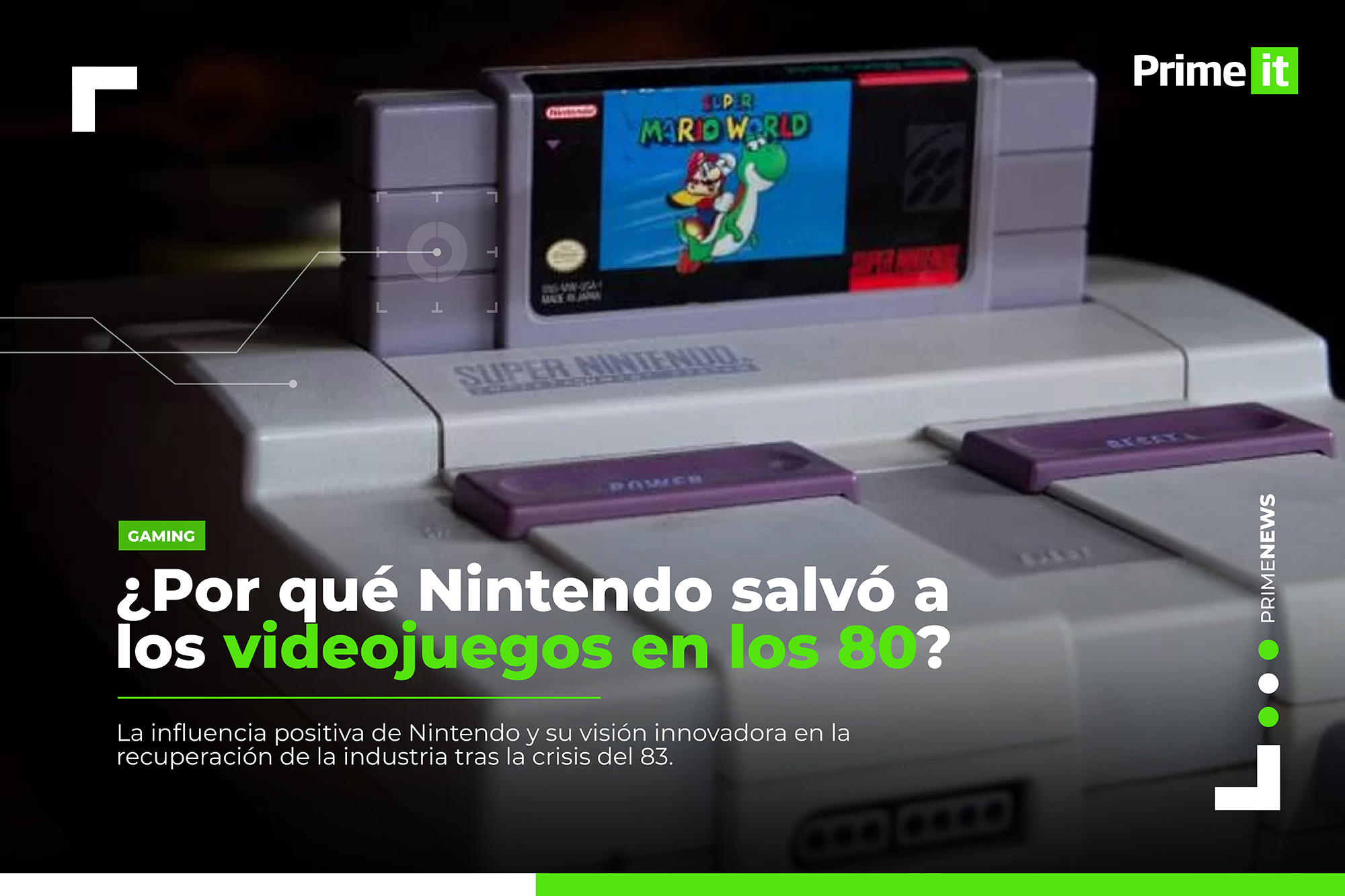 ¿Por qué Nintendo salvó a los videojuegos en los 80? | PrimeIT